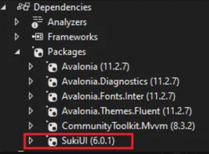 Avalonia 使用 SukiUI 的步骤 – Tommy.Huang is Coding
